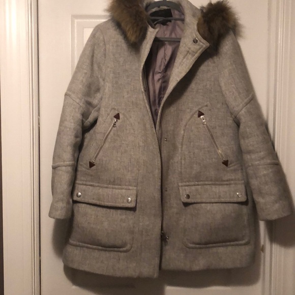 J. Crew | Jackets & Coats | Jcrew Wool Stadium Coat | Poshmark